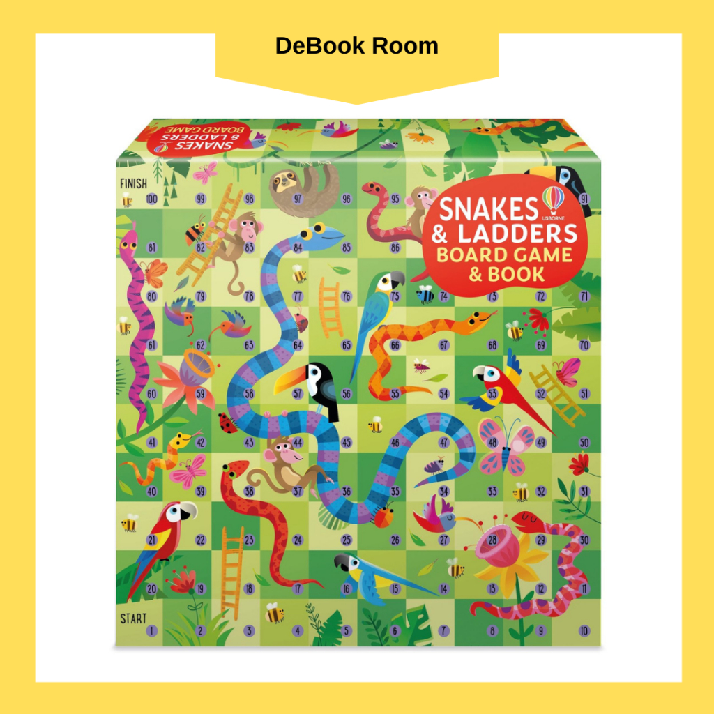 Usborne Snakes and Ladders Board Game | Shopee Singapore