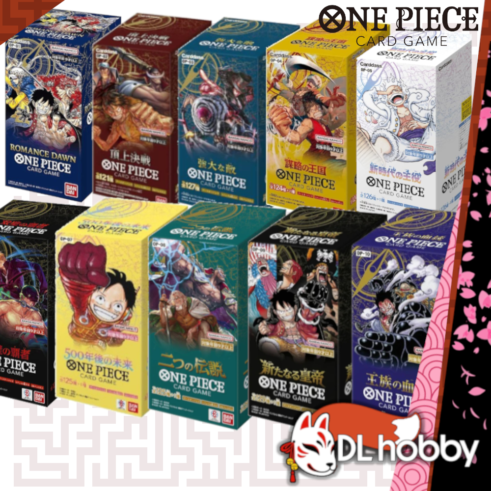 One Piece TCG Booster Box PRB01 PRB02 op09 Op10 Op11 OP08 Op01 Op02 Op03 Op04 Op05 Op06 Op07 ...