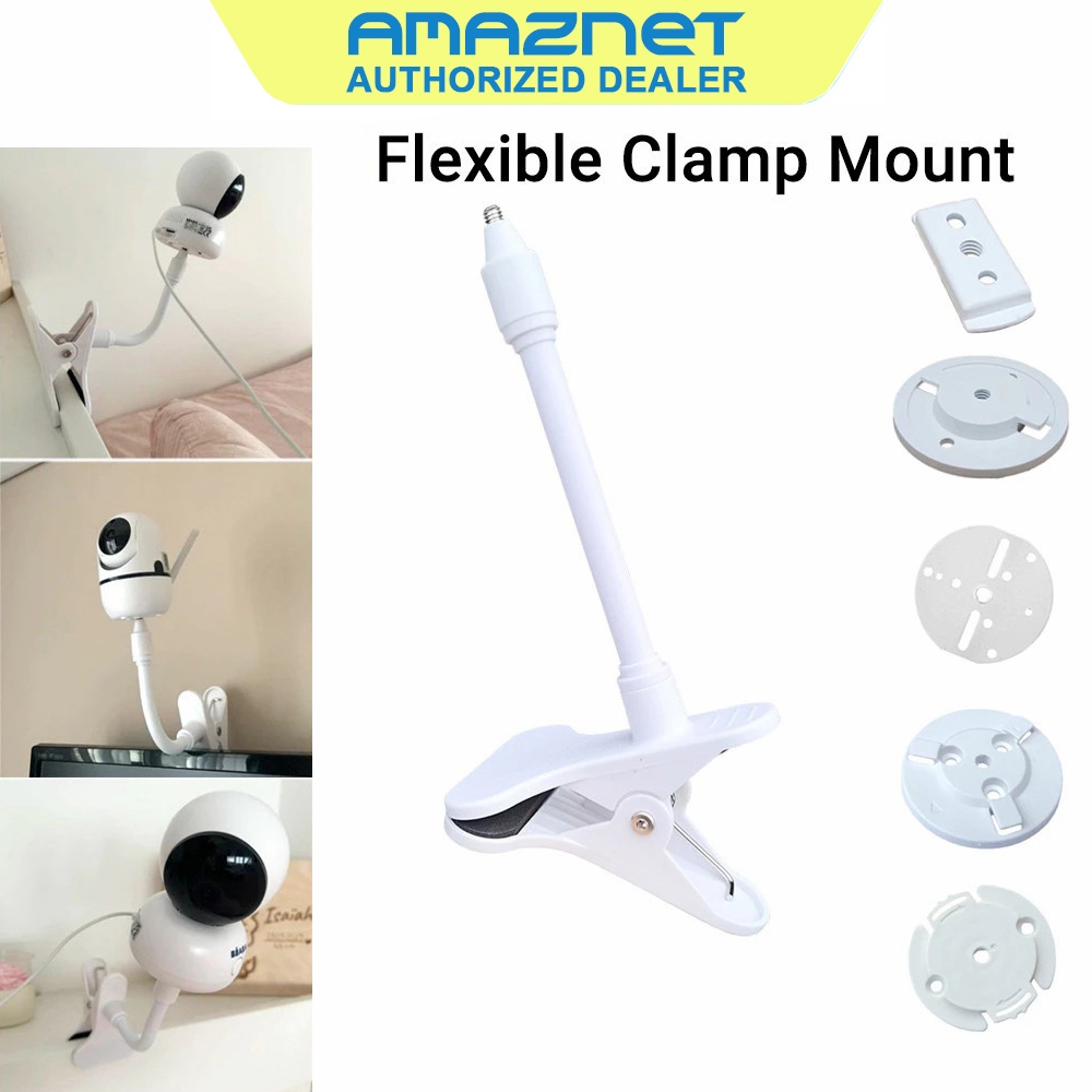 Flexible Clamp Mount Compatible with Indoor CCTV Camera 360-degree ...