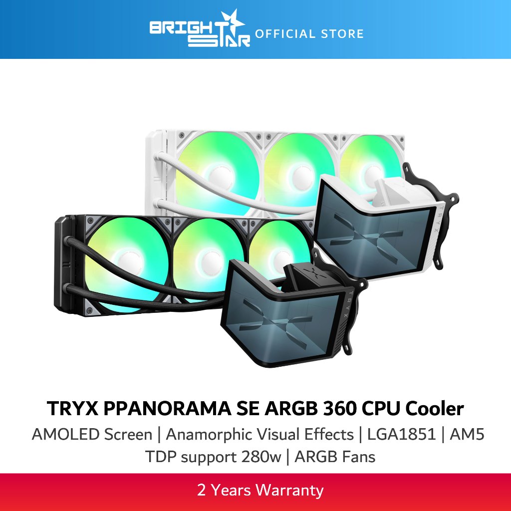 TRYX PANORAMA SE ARGB 360 AIO CPU Cooler | Shopee Singapore