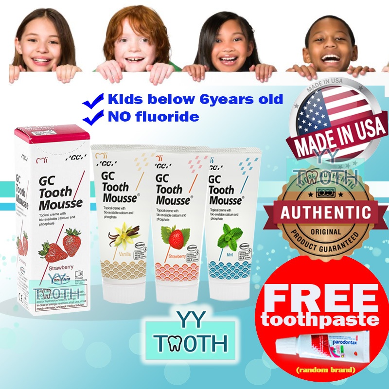 Ubat gigi krim toothmousse tooth mousse GC Toothmousse Cream 40g no ...