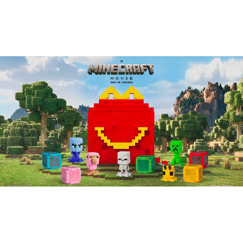 Authentic McDonalds Minecraft Movie Mcdo Minecraft Collectible Figures ...