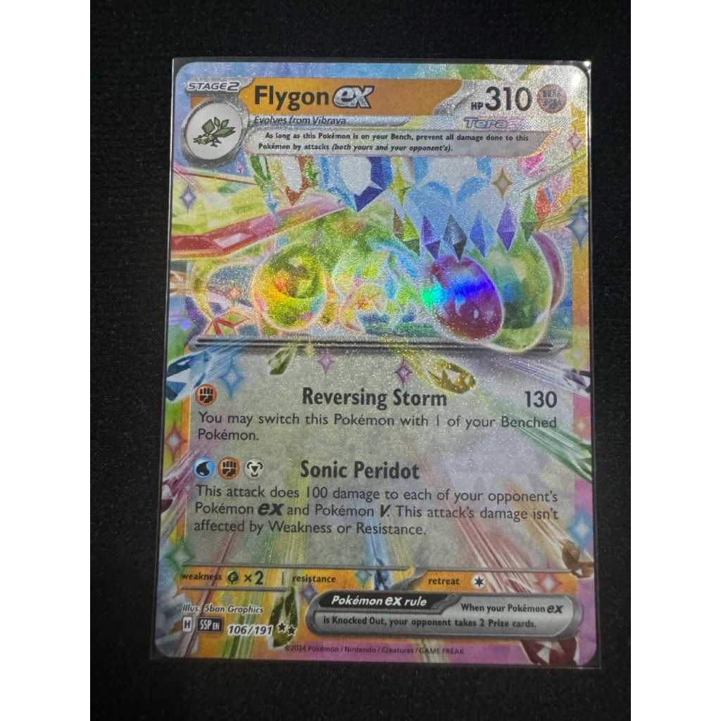 Flygon ex - 106/191 - SV08: Surging Sparks (SSP) | Pokemon TCG | Shopee ...