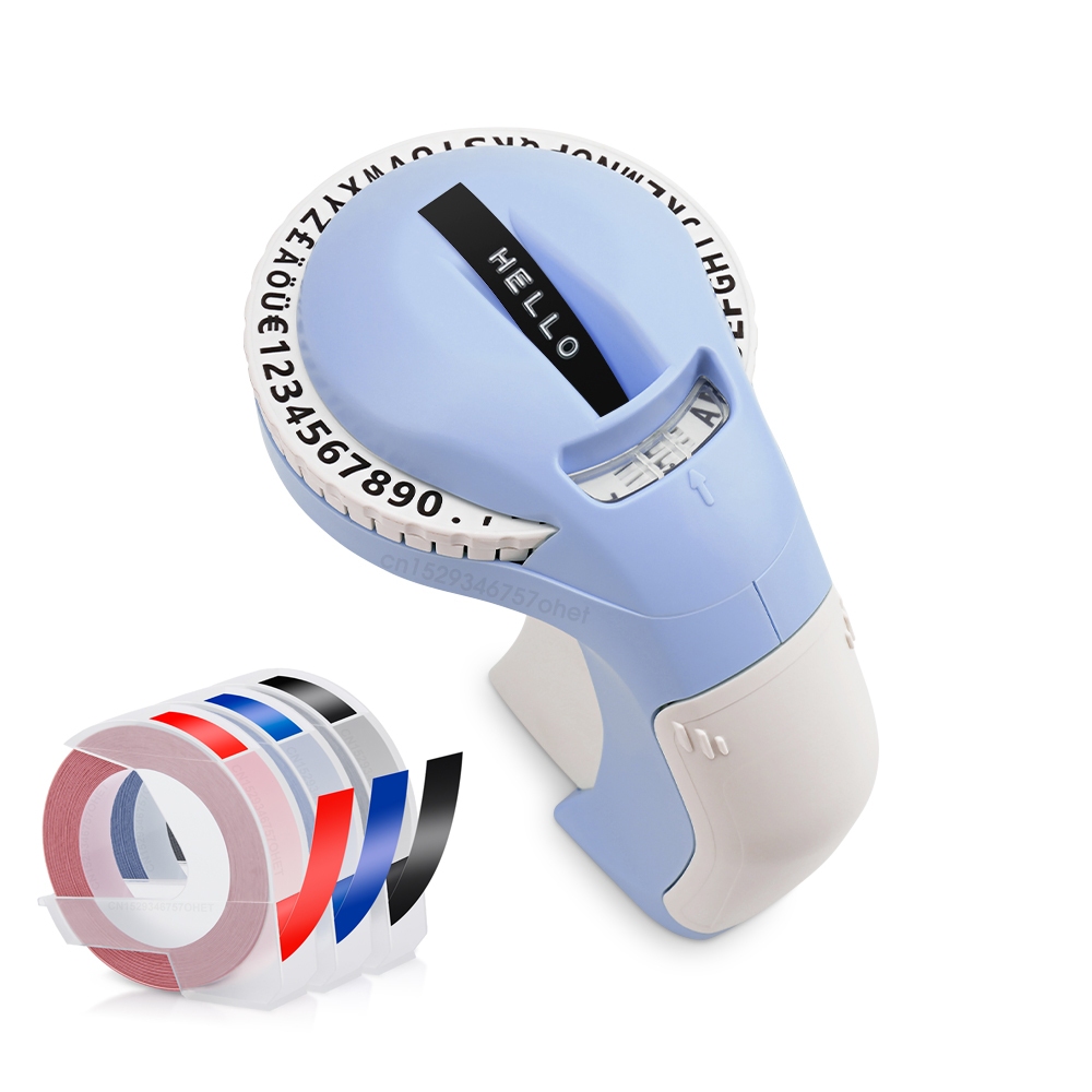 Handheld Embossing Label Maker B90 Embossing 3D Tape Wheel Writer ...