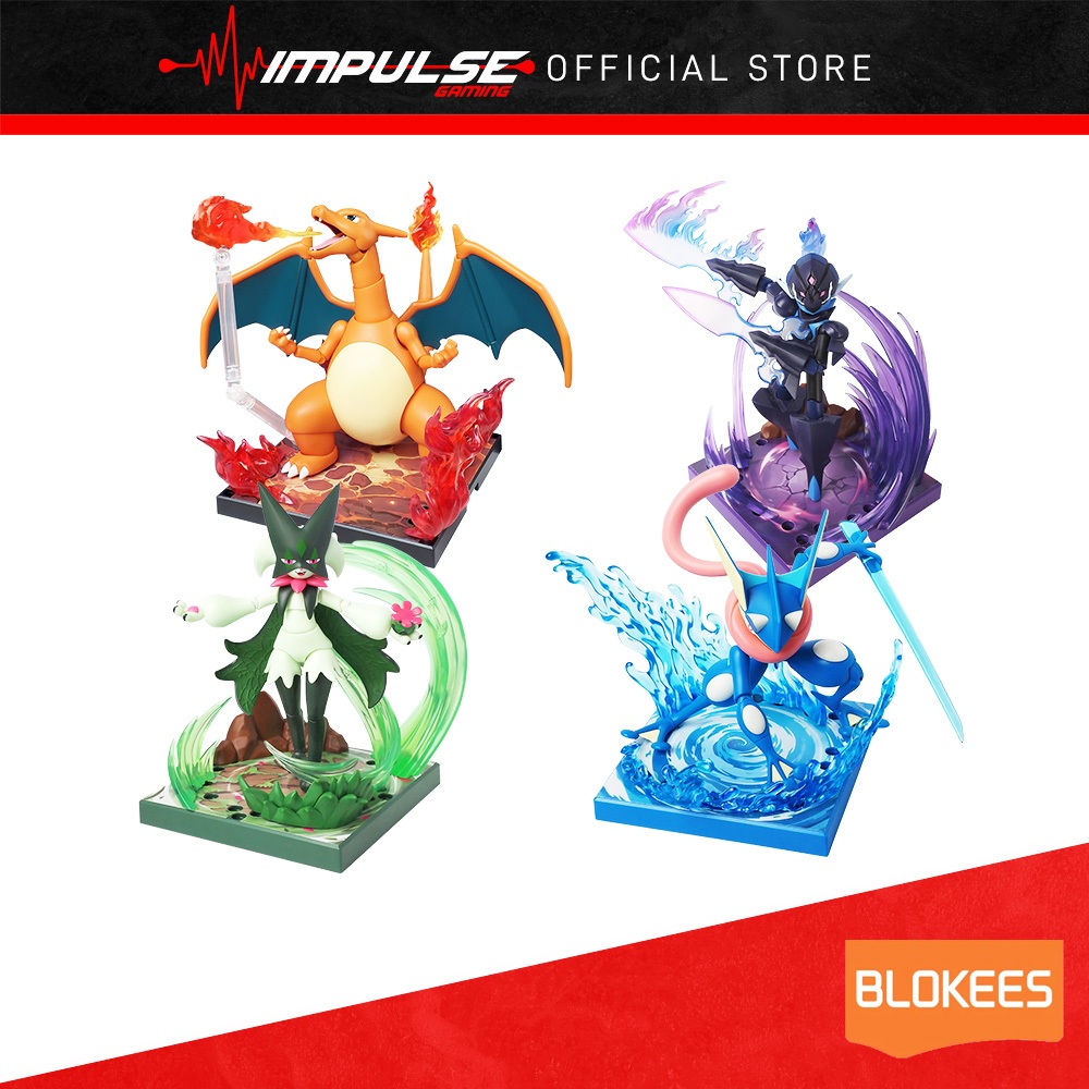 Blokees Pokemon Building Blocks Adventure Prologue Size L - (Greninja ...