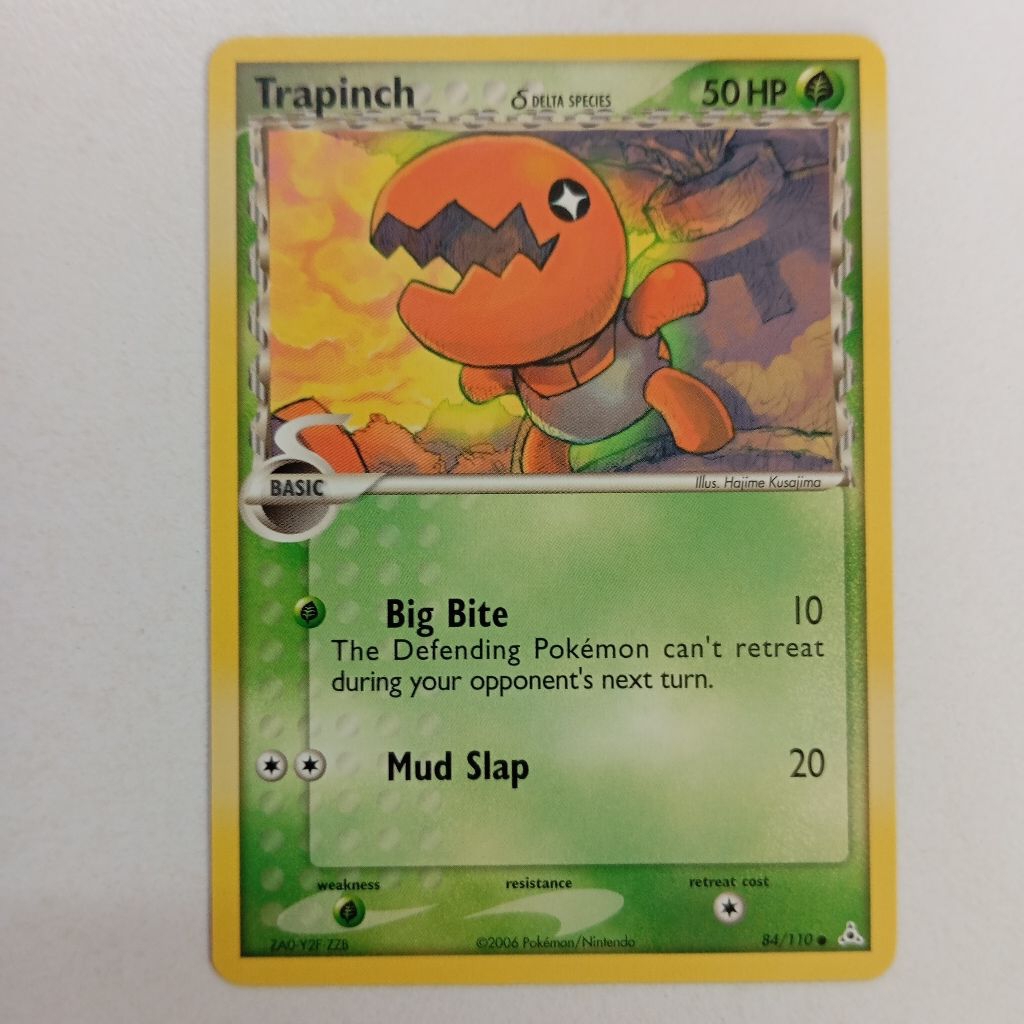 Pokemon TCG - Trapinch Delta Species - 84/110 (Common) | Shopee Singapore