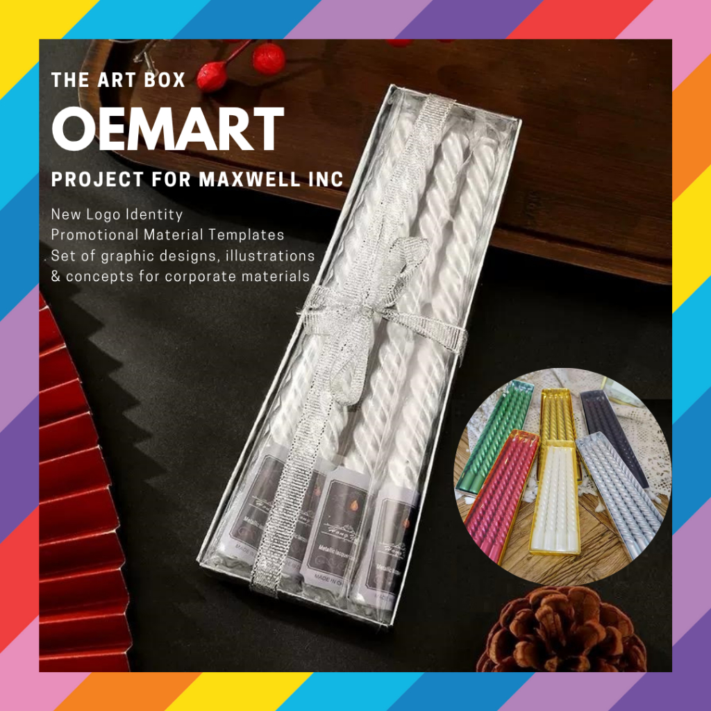 OEMART Romantic Dinner Lilin Candle OEM Light Lamp Dinner Long Twist ...