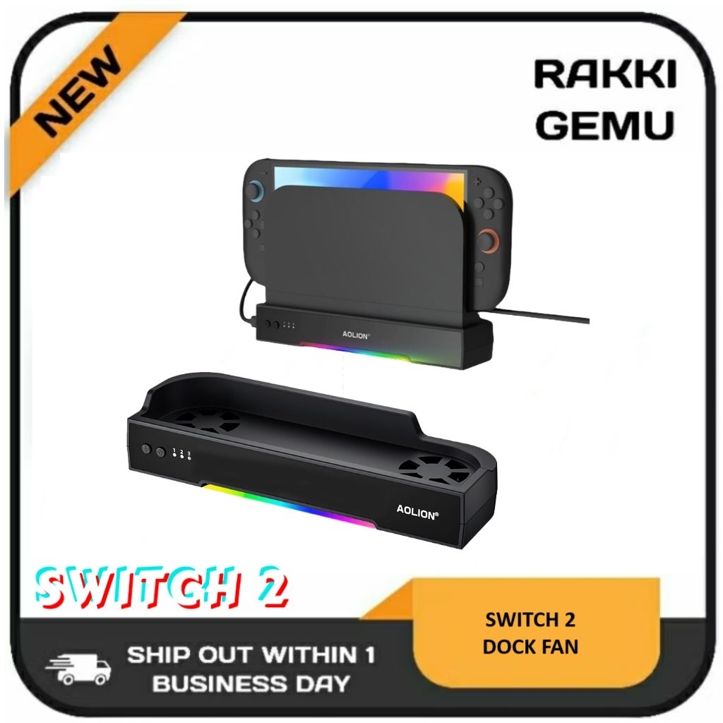 Nintendo Switch 2 Console Dock Cooling Fan Cooler | Shopee Singapore
