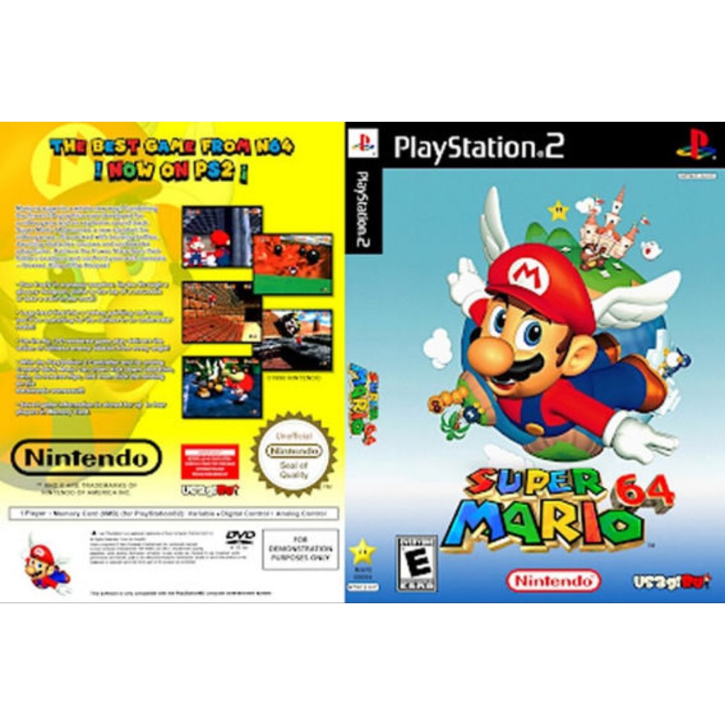 PS2 CD DVD GAME ( Super Mario 64 ) English Version | Shopee Singapore