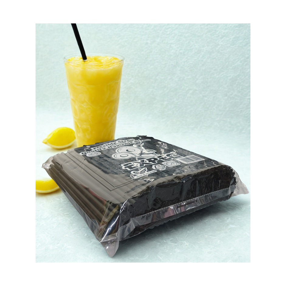 8" Black Flexible Straw /Straw Expec Hitam [250pcs/set] Penyedut ...