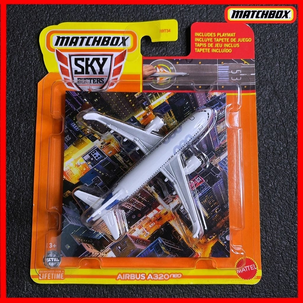 Matchbox Airbus A320Neo Airplane 2024 Diecast Matchbox Skybusters Air ...