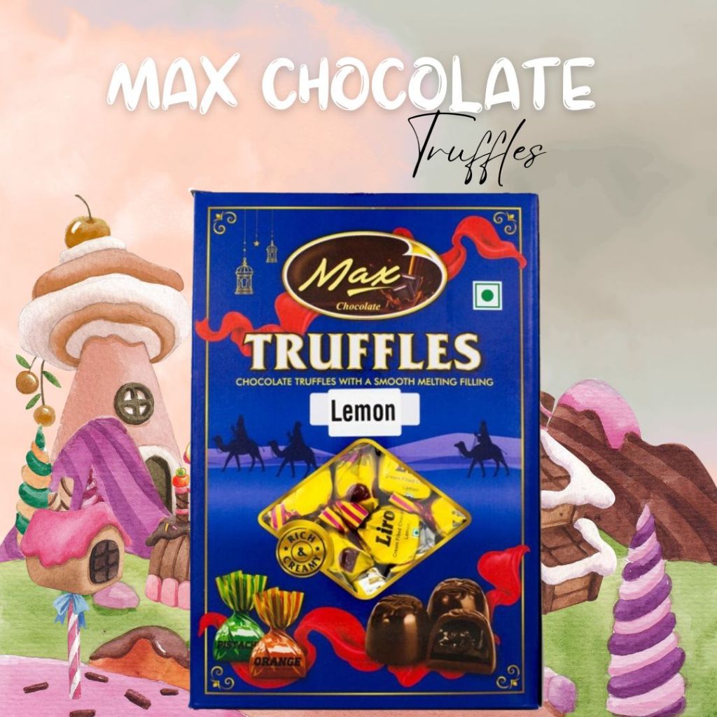 Max Truffles Chocolate with Tangy Lemon Cream (200g, 500g, 1kg ...