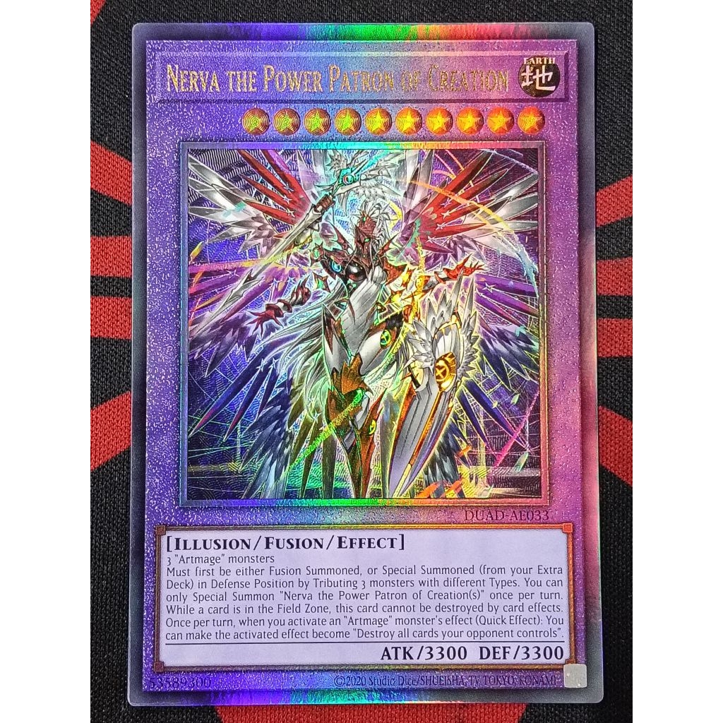 YUGIOH KONAMI DUAD-AE033 Nerva the Power Patron of Creation (UTR) | Shopee Singapore