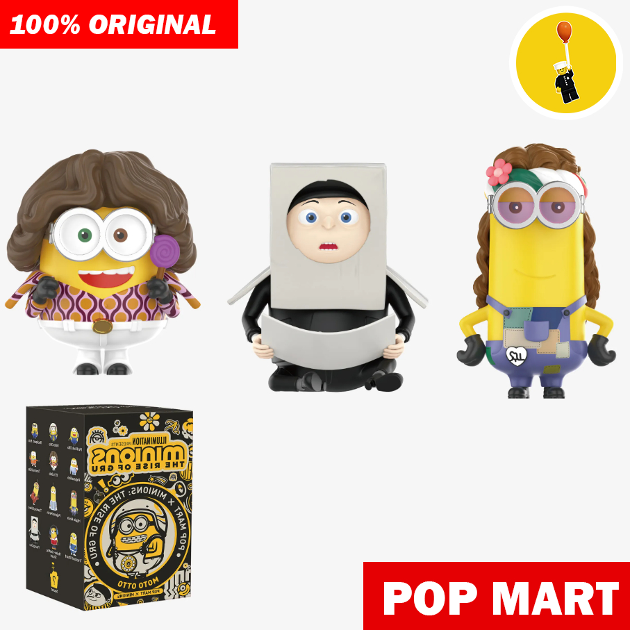 POP MART Minions 2 The Rise of Gru Series Blind Box 3 盲盒 (Condition as ...