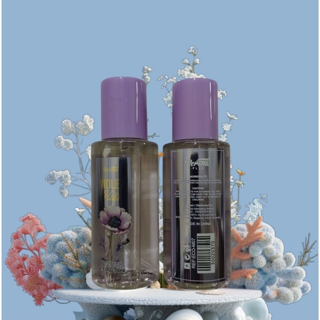 VERONA PLUS Fragrance Mist Violet Kiss 60ml | Shopee Singapore