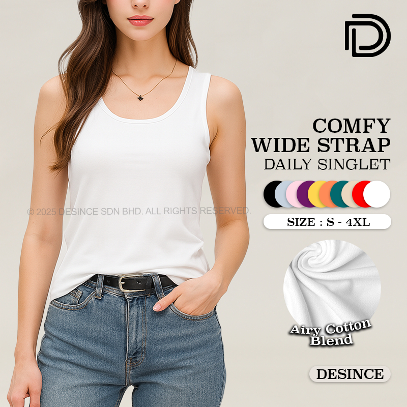 DESINCE Women Singlet Multi Color Camisole Inner Tank Top Sleeveless ...