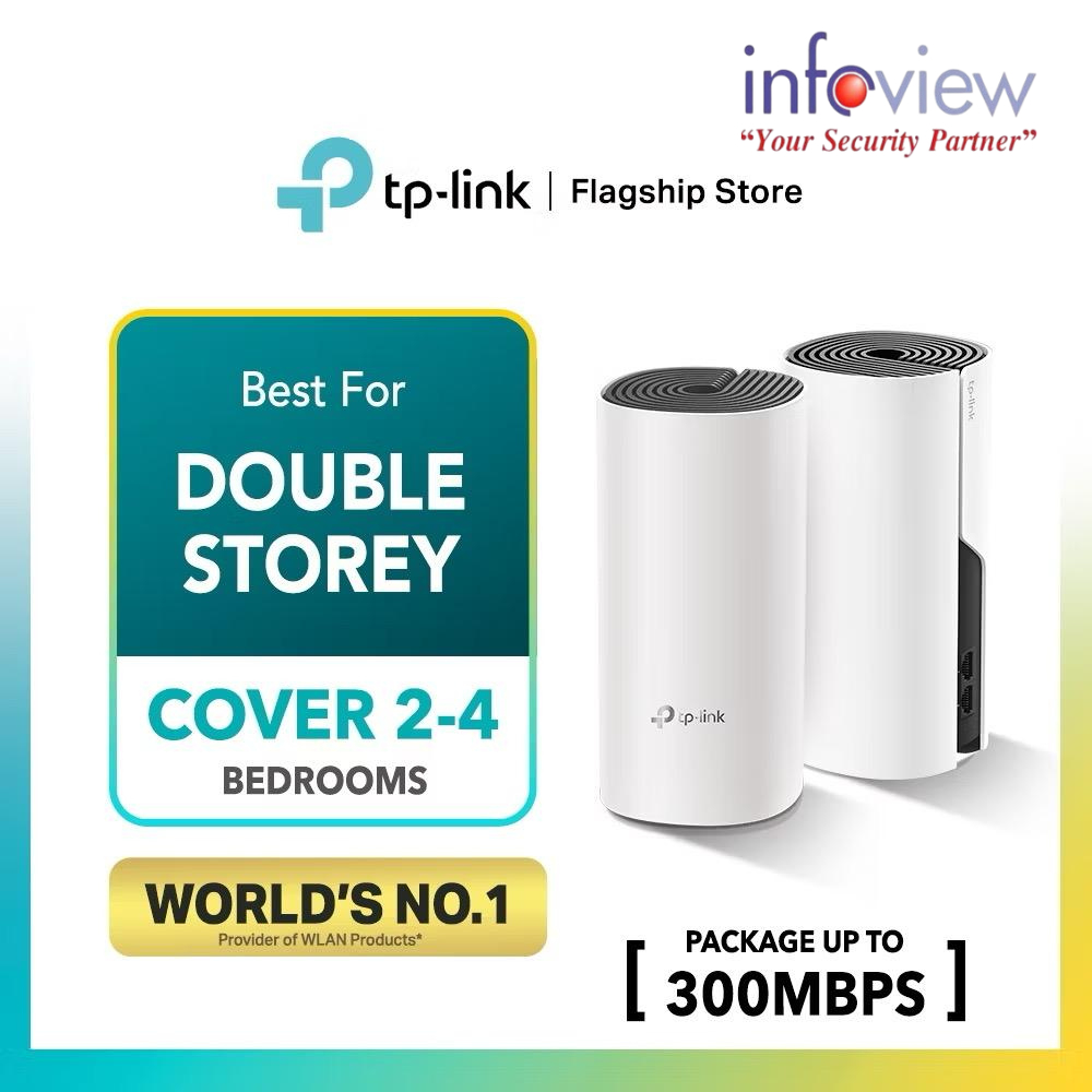 TP-Link Deco M4 Ac1200 Gigabit Mesh WiFi Router System Support All ISP ...