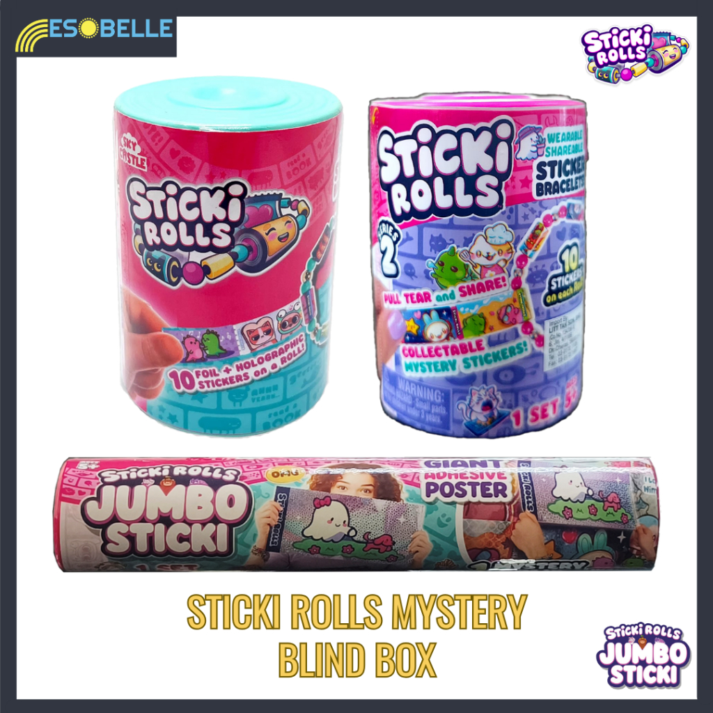 Sticki Rolls Capsule | Art & Craft Fashion Bracelet & Trendy Stickers ...