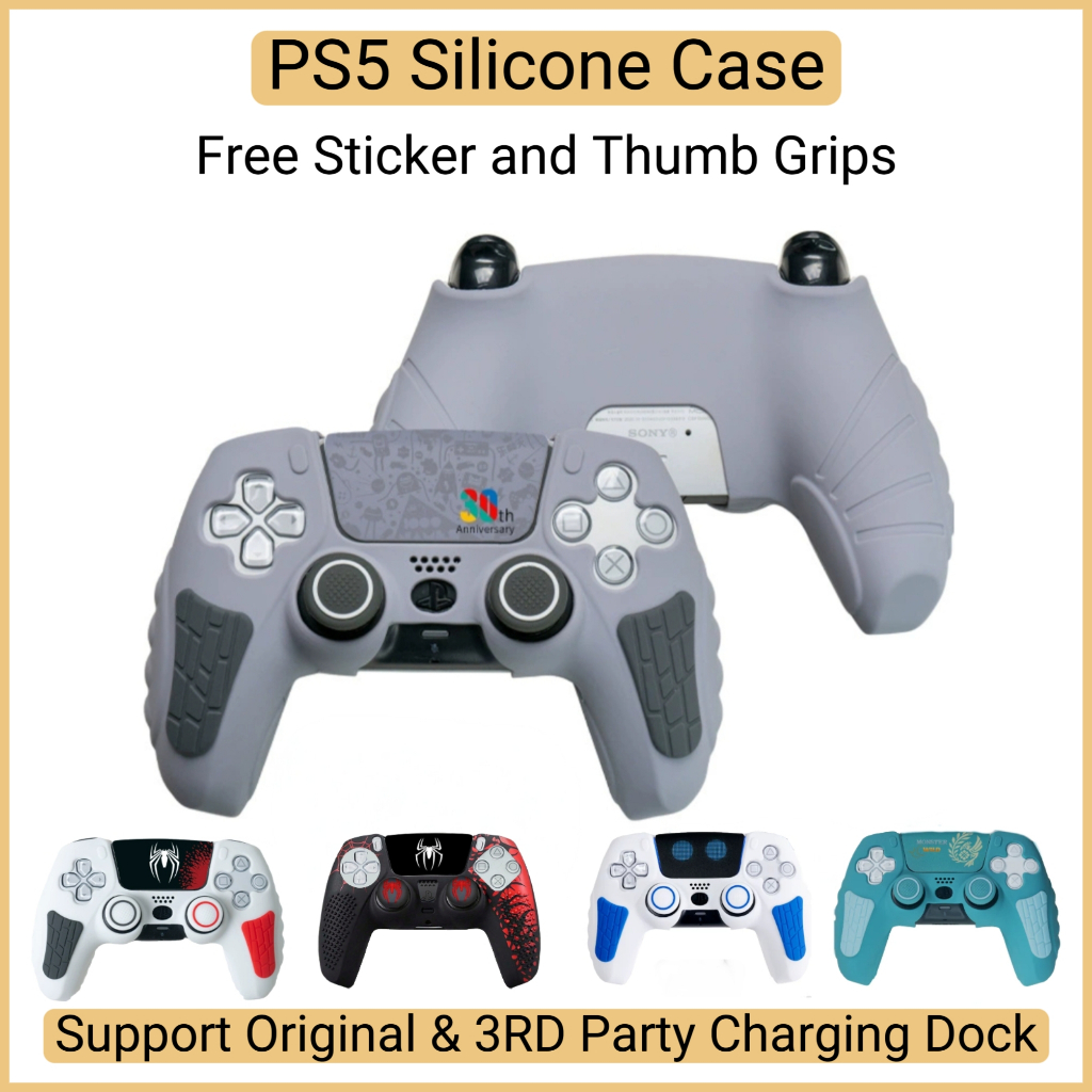 PS5 Silicone Case PS5 Controller Case Cover Protection Skin Case 30TH ...