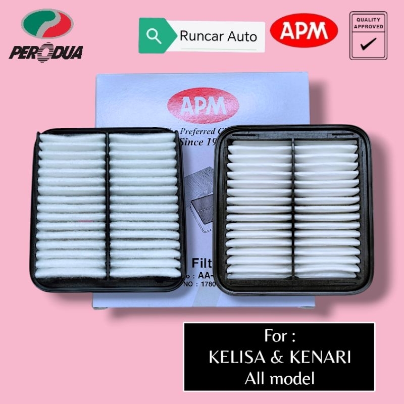 Perodua [APM] Engine Air Filter KELISA / KENARI All Model AA-9825 [APM ...