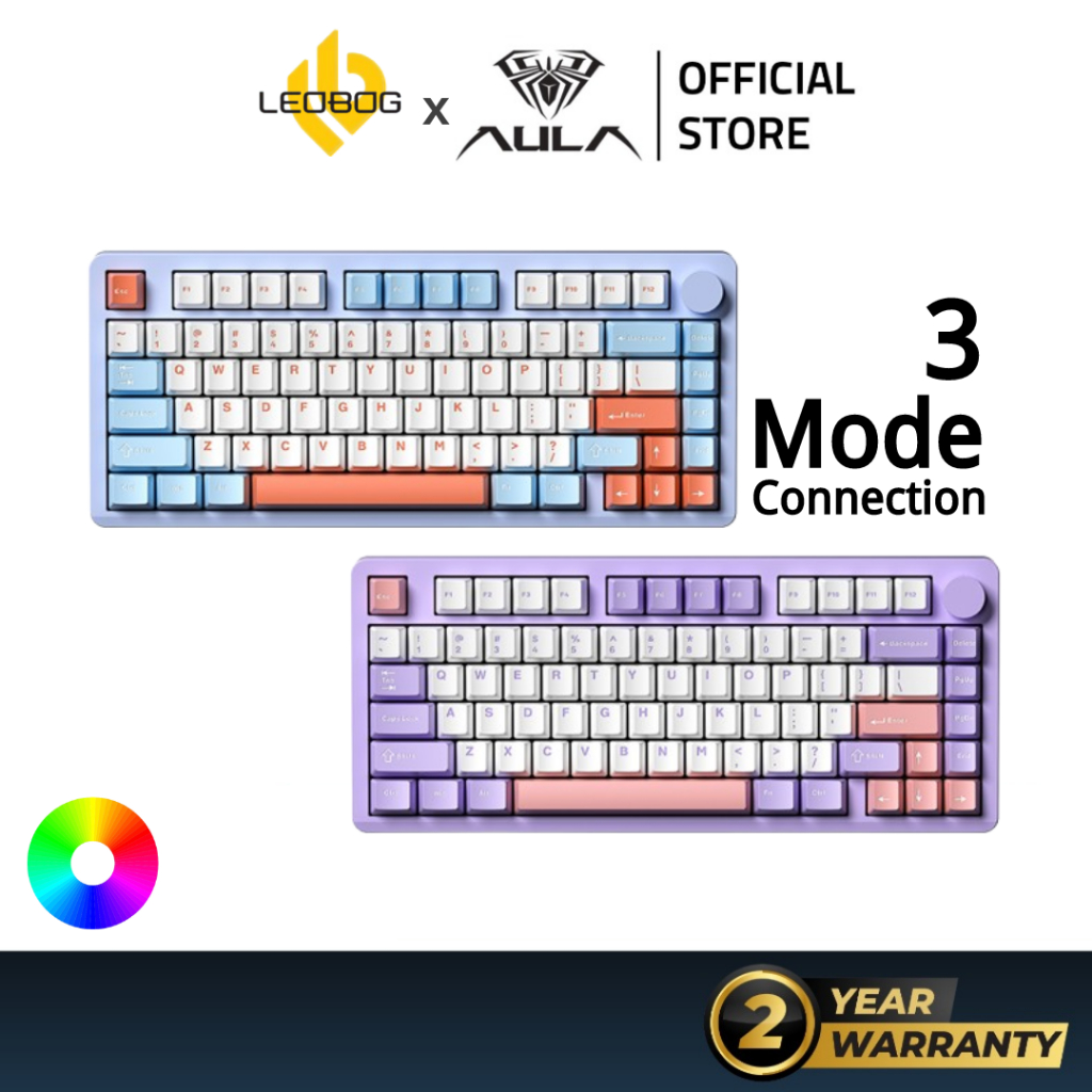 LEOBOG Hi8SE Tri-mode 80 Key Aluminum Keyboard CNC Aluminum Full Key ...