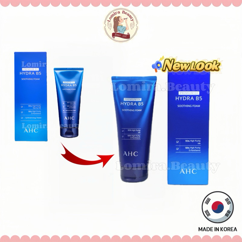 AHC Premium Ex Hydra B5 Soothing Foam (180ml) •AHC B5 玻尿酸洗面奶|AHC ...