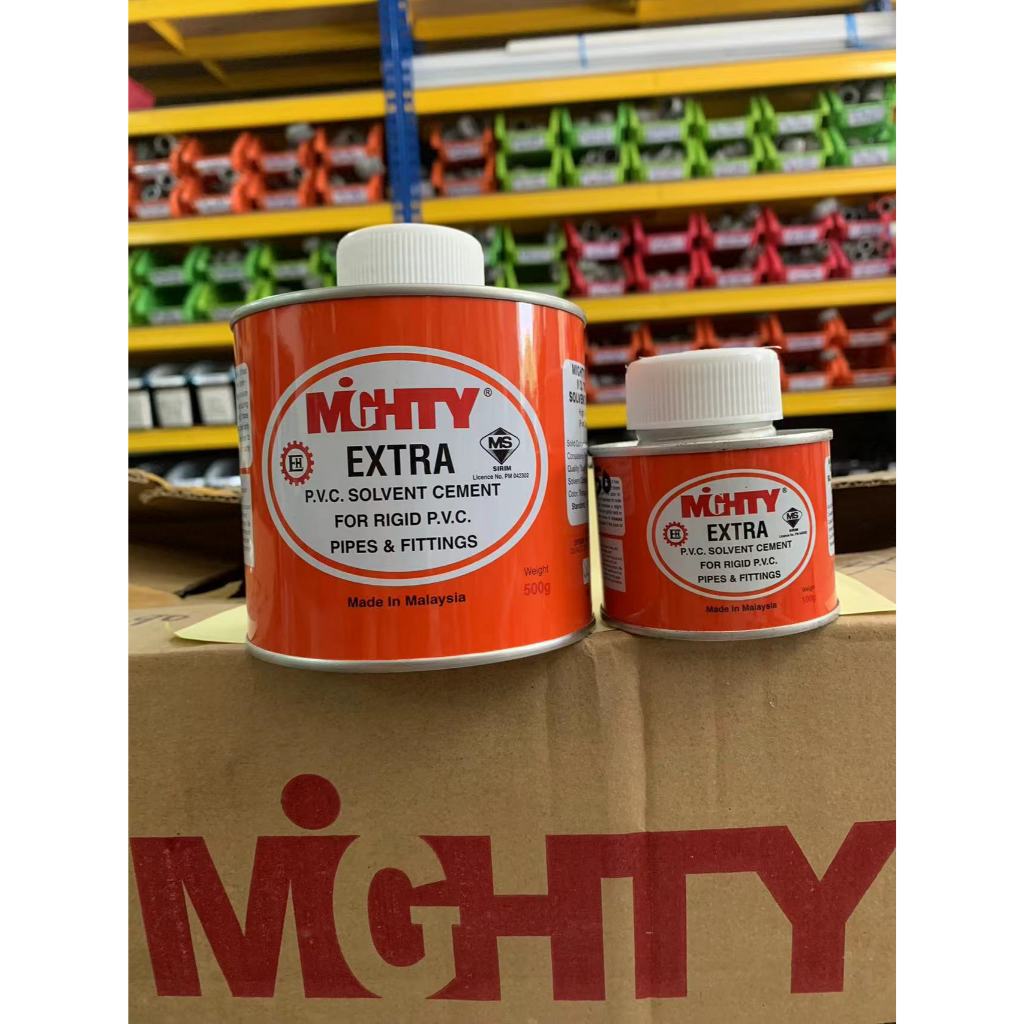 100% MIGHTY SOLVENT N70 PVC Pipe Glue Solvent Cement Gum 100G/500G ...