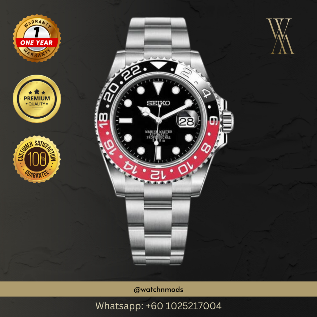 Seiko Mods NH35 Automatic Movement - Submariner Coke | Shopee Singapore