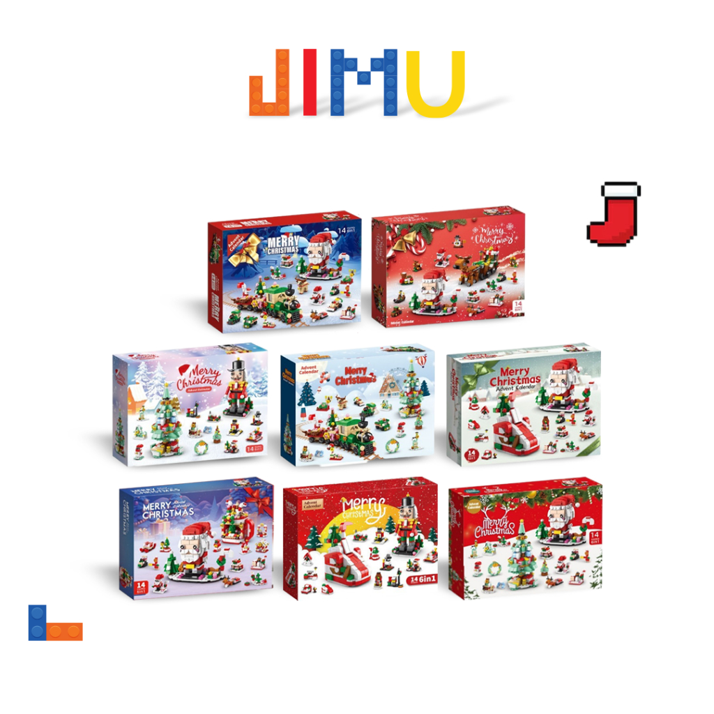 JIMU Christmas Series Blind Box Advent Calendar Christmas Building ...