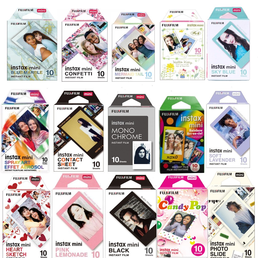 Fujifilm Instax Mini Film - Standard/Pattern (10 Sheets)(2025EXP ...