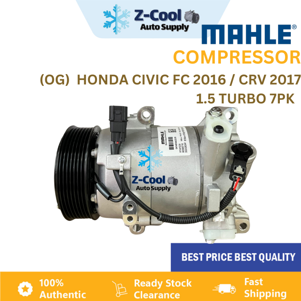 Compressor New Aircond Kereta Honda Civic FC 2016-2020 Year 1.5CC / CRV ...