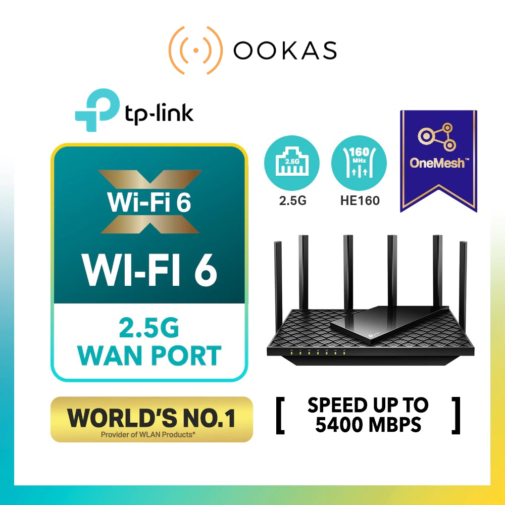 TP-Link Archer AX72 Pro AX5400 Wi-Fi 6 Router Multi-Gigabit with 2.5G ...