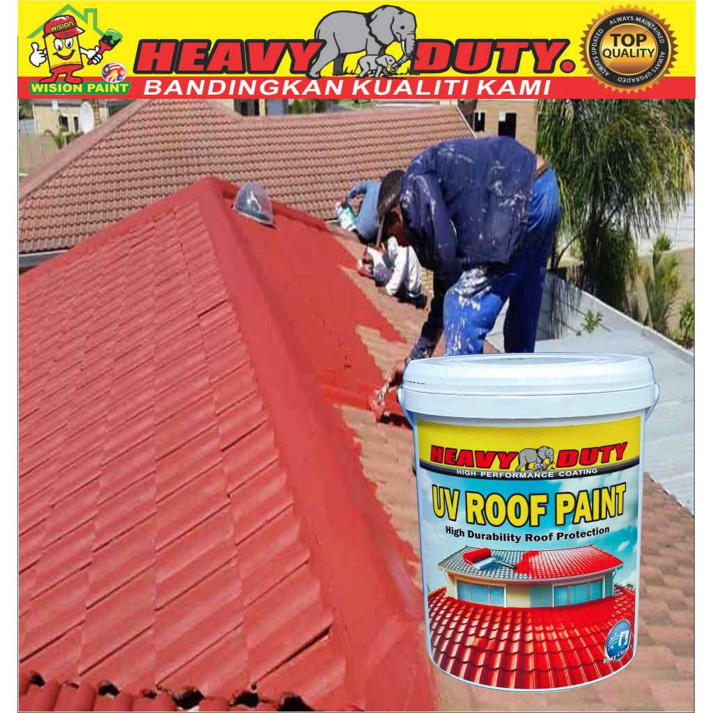 5L UV Roof Paint HEAVY DUTY Coating Roof Paint Cat Bumbung Cat Atap ...