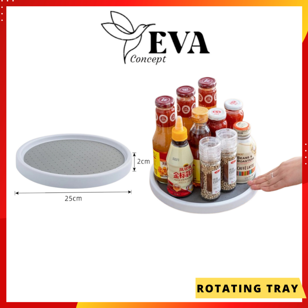 CLEARANCE Turntable Cabinet Organizer / 360 Degree Rotating Spice Rack ...