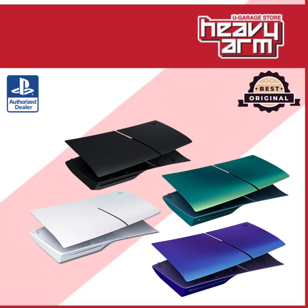 PS5 Slim Console Cover Chroma Indigo Chroma Pearl Midnight Black | PS5 ...