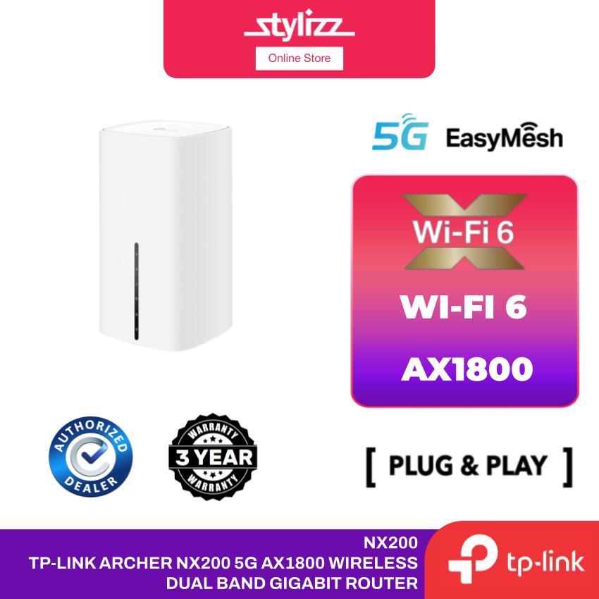 TP-LINK ARCHER NX200 5G LTE AX1800 WIRELESS DUAL BAND GIGABIT ROUTER FOR SIMCARD | Shopee Singapore