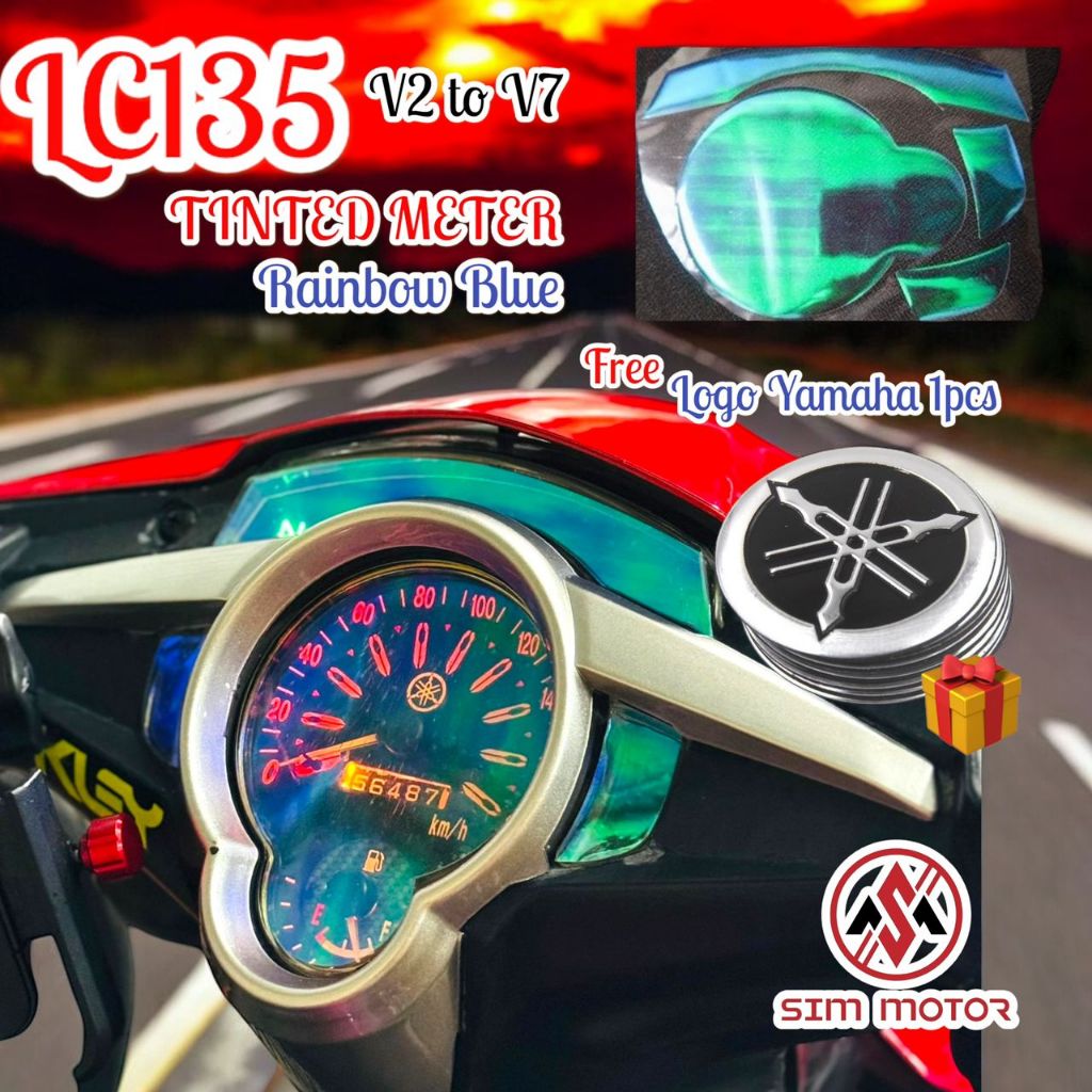 LC135 V1 V2 V3 V4 V5 V6 V7 Sticker Meter Tinted /STICKER TINTED METER ...