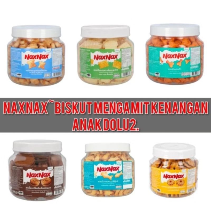 NaxNax Memories Crochet Biscuits Various Flavors 340g-400g | Shopee ...