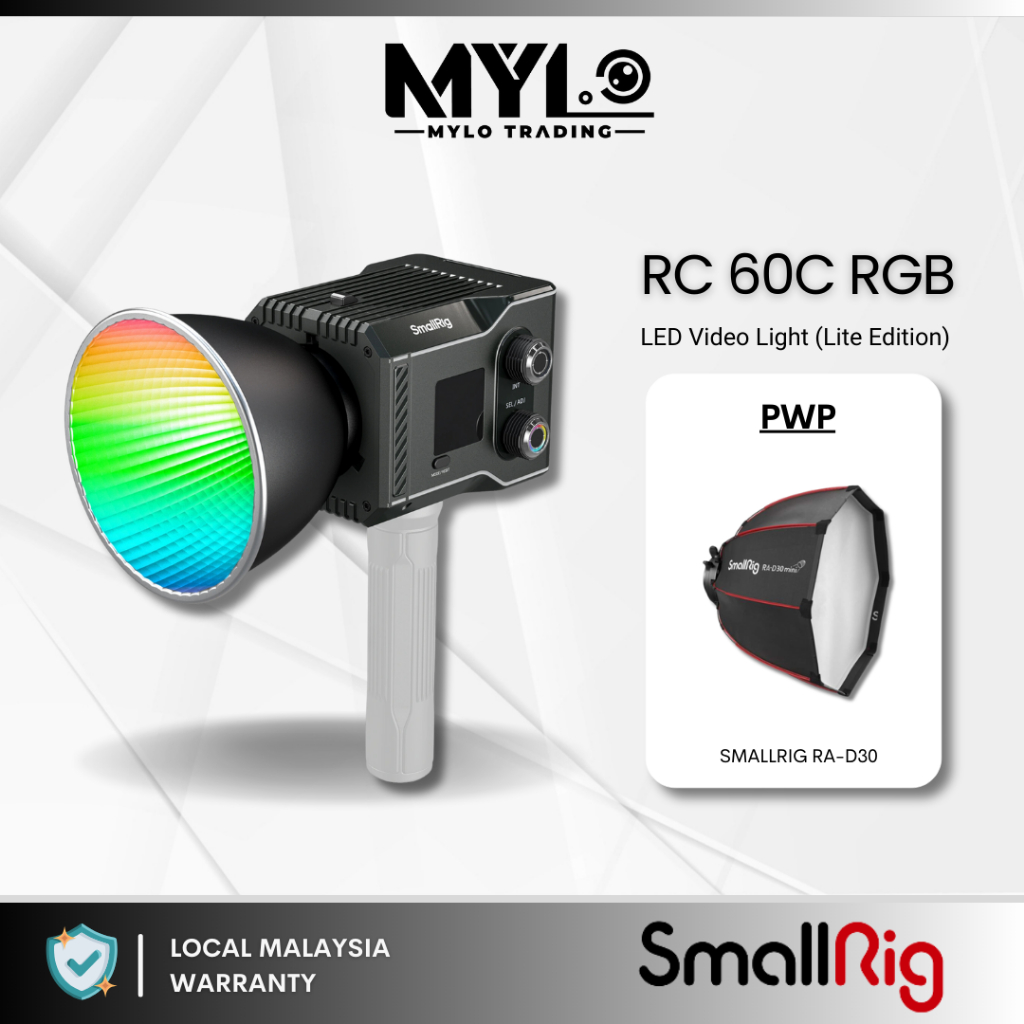 SmallRig RC60B COB | RC60C RCB | Rc60 Video Light Bi-Color LED ...