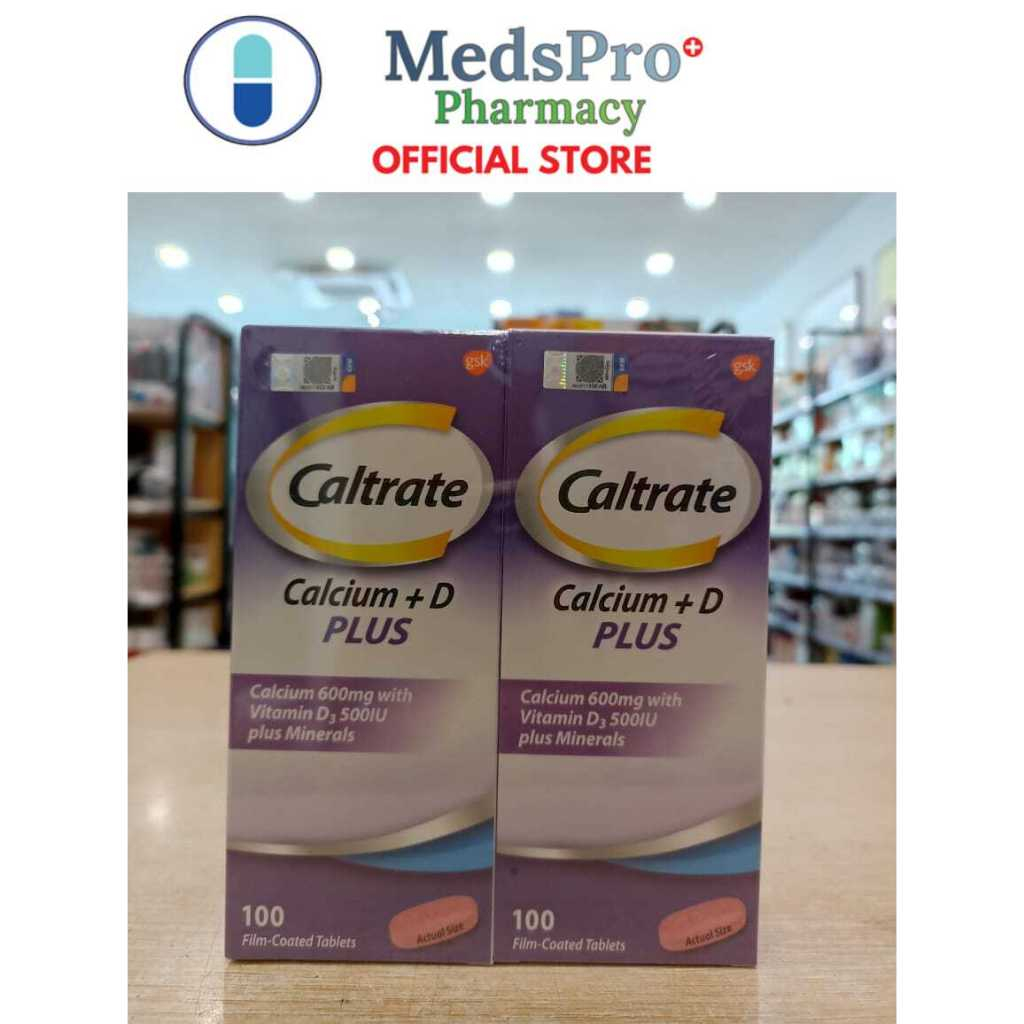 CALTRATE CALCIUM +D PLUS 100'SX2 TWINPACK (EXP 02/2025) | Shopee Singapore