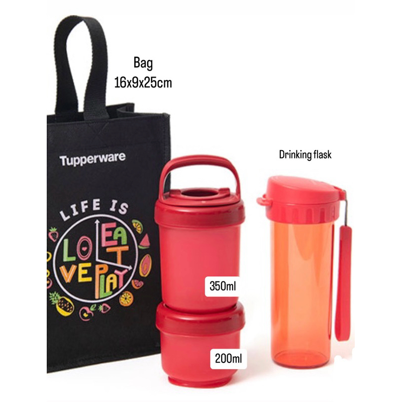 Tupperware Snack n Go set | Shopee Singapore