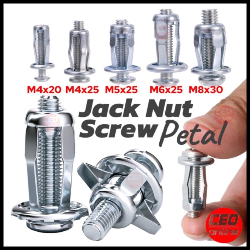 CEO Jack Nuts Screw Anchors Petal Screw Expansion Plugs Expansion Clamp ...