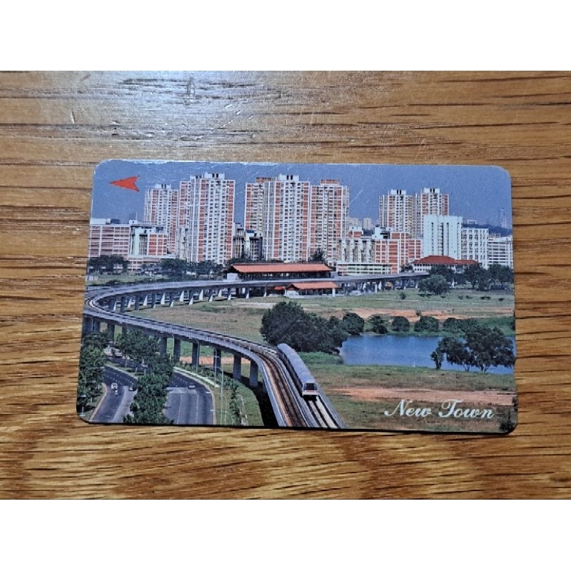 "New Town" SingTel Phonecard Telecom Public Phone Used Old Vintage ...