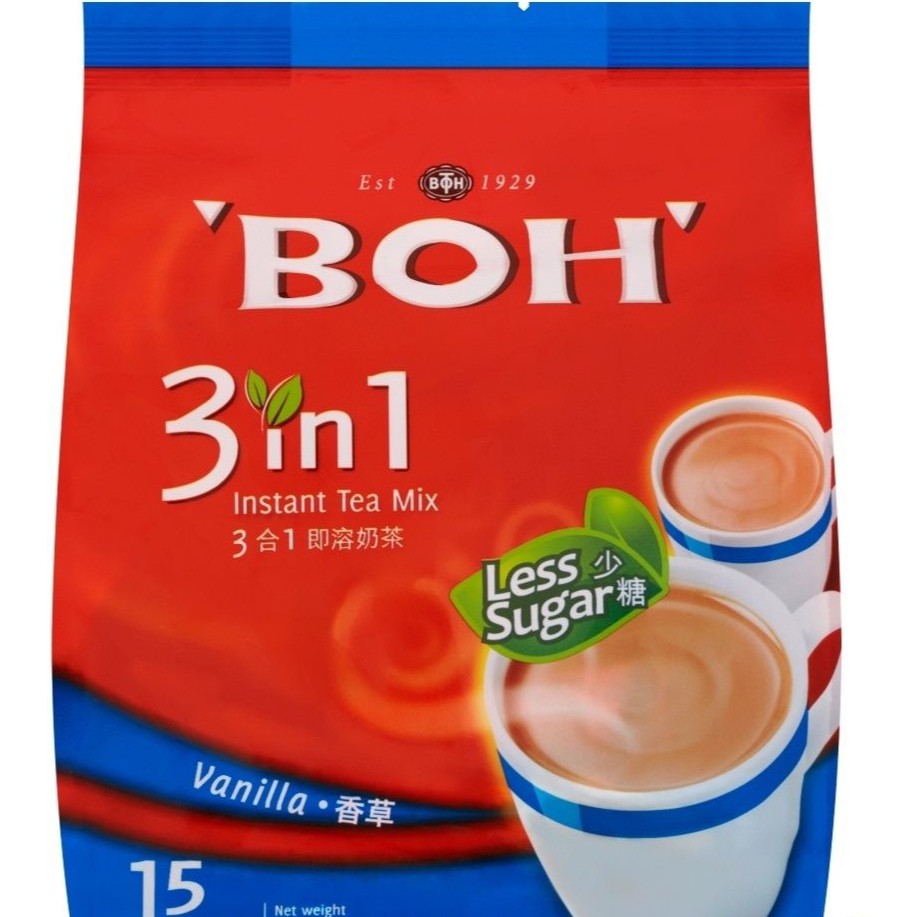 BOH 3 in 1 Instant Tea Mix - Vanilla (15's x 19g) | Shopee Singapore