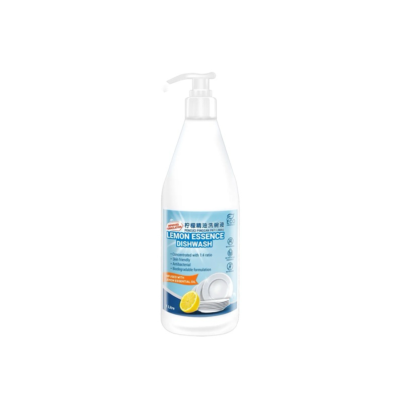 LEMON ESSENCE DISHWASH 柠檬精油洗碗液 1L | Shopee Singapore