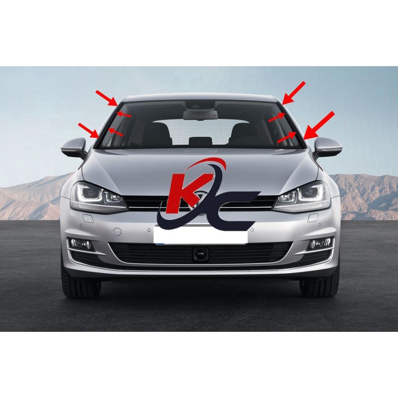 Volkswagen Golf Mk6 Mk7 Windscreen DRIP MOLDING SEAL TRIM A PILLAR ...