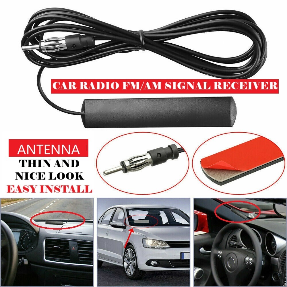 Car Antenna Booster Pole Mast FM AM Antena Roof Aerial Antena Radio ...