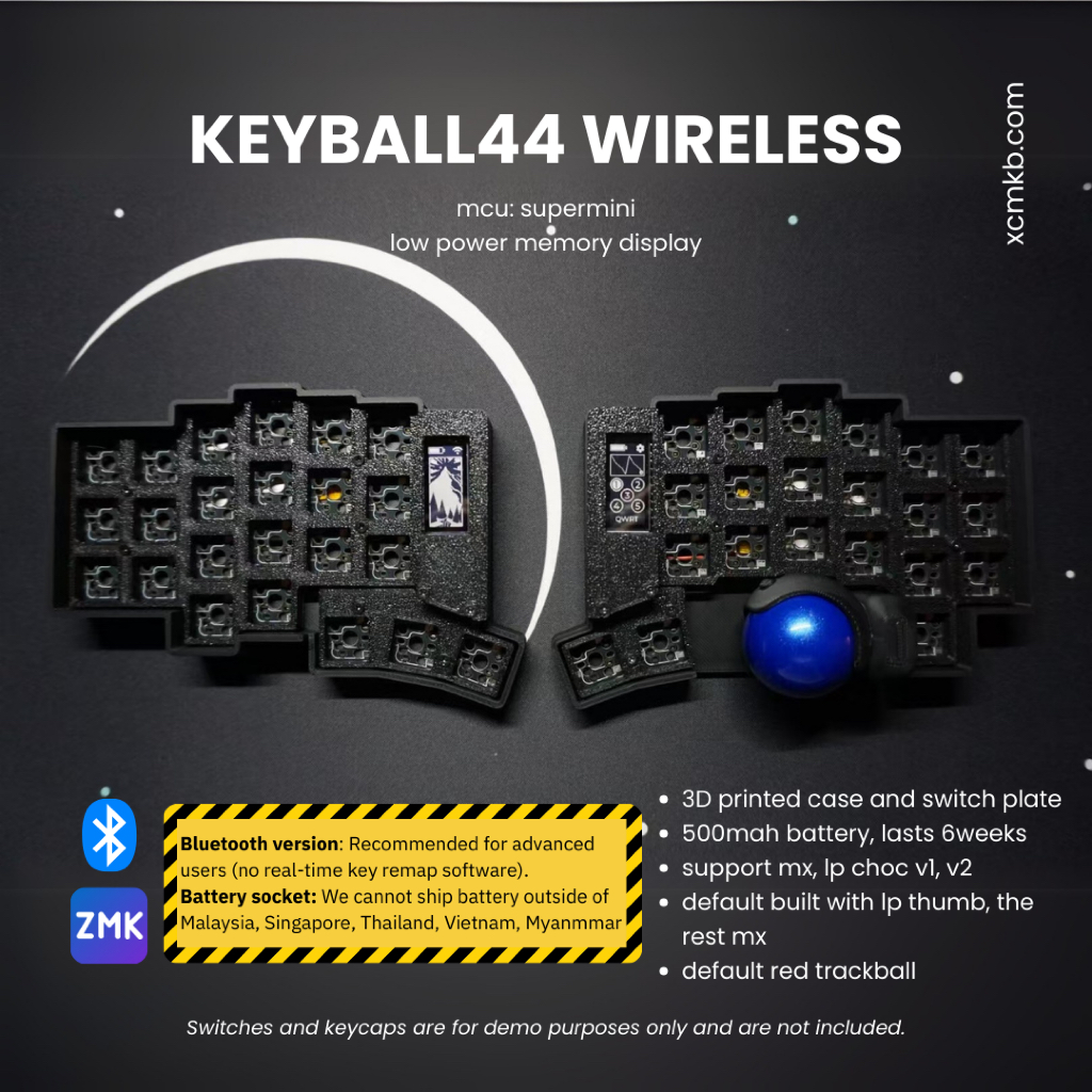Keyball61 Keyball trackball split ergonomic keyboard qmk vial | Shopee Singapore