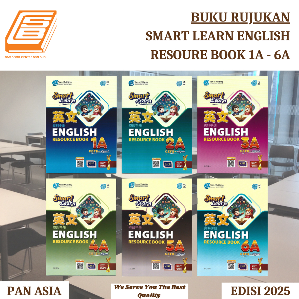 [SBCB] Buku Rujukan : Smart Learn English Resource Book SJKC 1A - 6A ( Pan Asia ) | Shopee Singapore