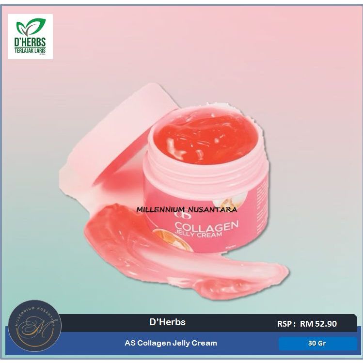 Dherbs Collagen Jelly Cream 30Gr + | Shopee Singapore